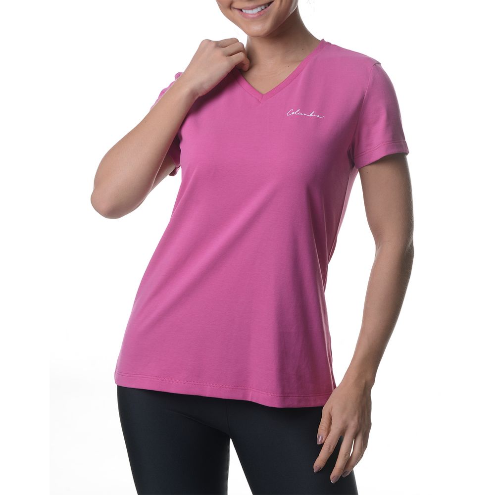 Camiseta Columbia Feminina Mini Scripted Brand - Columbia Sportswear